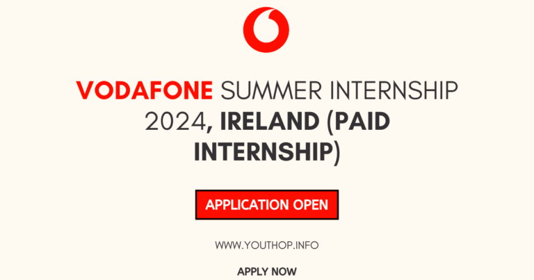 Vodafone Summer Internship Programme 2024 in Ireland - Sheger Jobs